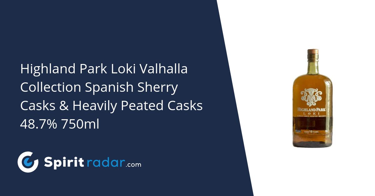 Highland Park Loki Valhalla Collection Spanish Sherry Casks & Heavily ...