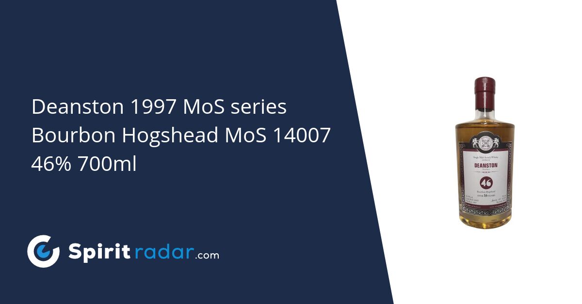 Deanston 1997 MoS series Bourbon Hogshead MoS 14007 46% 700ml - Spirit ...