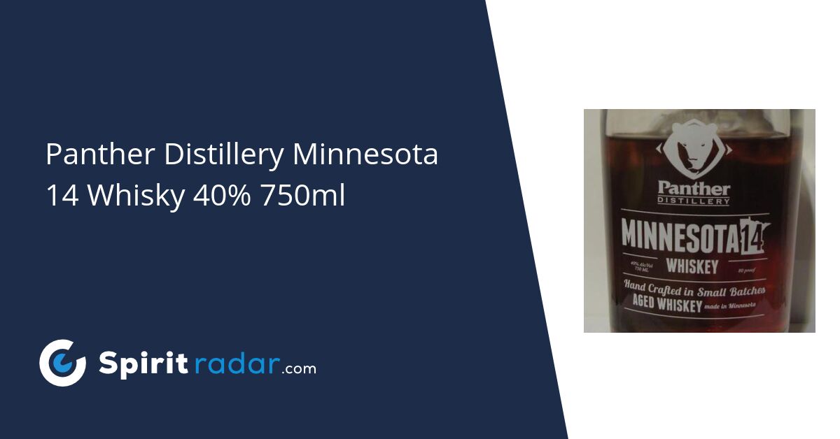 Panther Distillery Minnesota 14 Whisky 40% 750ml - Spirit Radar