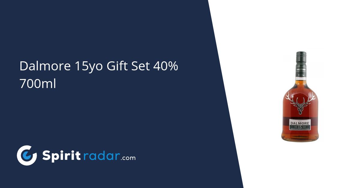 Dalmore 15yo Gift Set 40% 700ml - Spirit Radar
