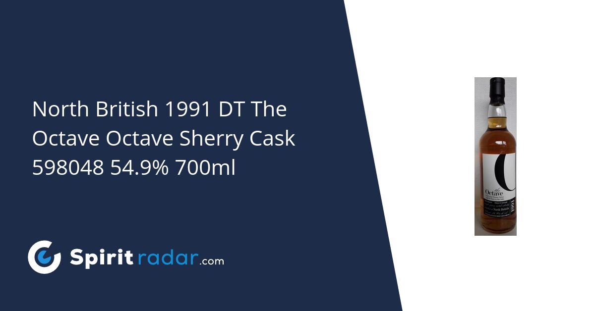 North British 1991 DT The Octave Octave Sherry Cask 598048 54.9% 700ml ...