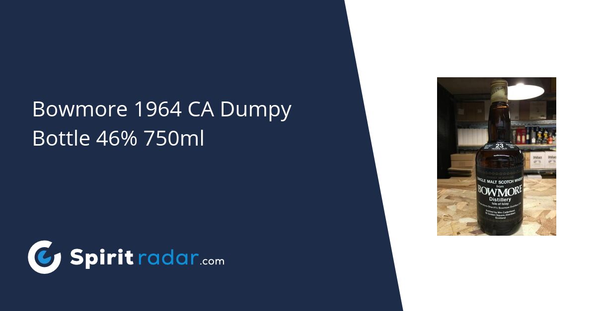 Bowmore 1964 CA Dumpy Bottle 46% 750ml - Spirit Radar