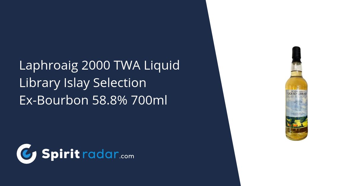 Laphroaig 2000 TWA Liquid Library Islay Selection Ex-Bourbon 58.8% ...