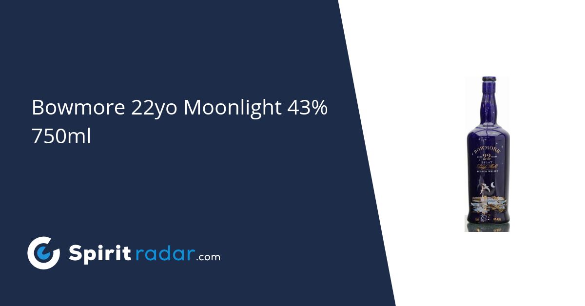 Bowmore 22yo Moonlight 43% 750ml - Spirit Radar