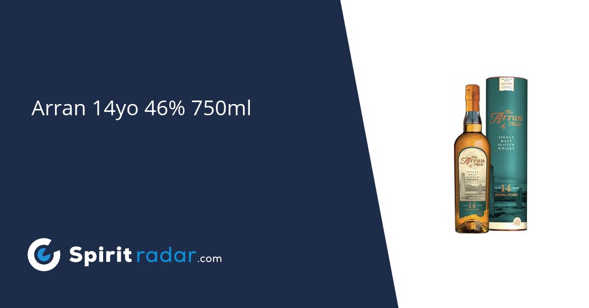 Arran 14yo 46% 750ml - Spirit Radar