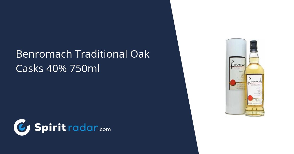 Benromach Traditional Oak Casks 40% 750ml - Spirit Radar
