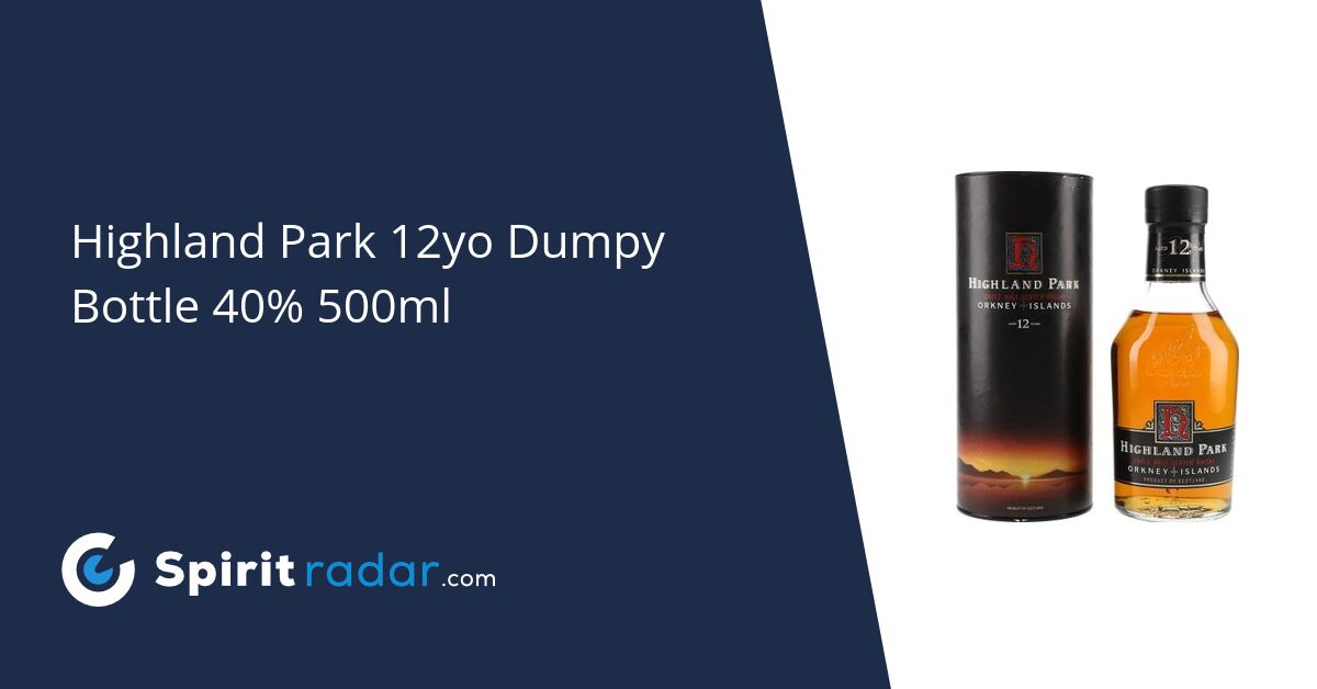 Highland Park 12yo Dumpy Bottle 40% 500ml - Spirit Radar
