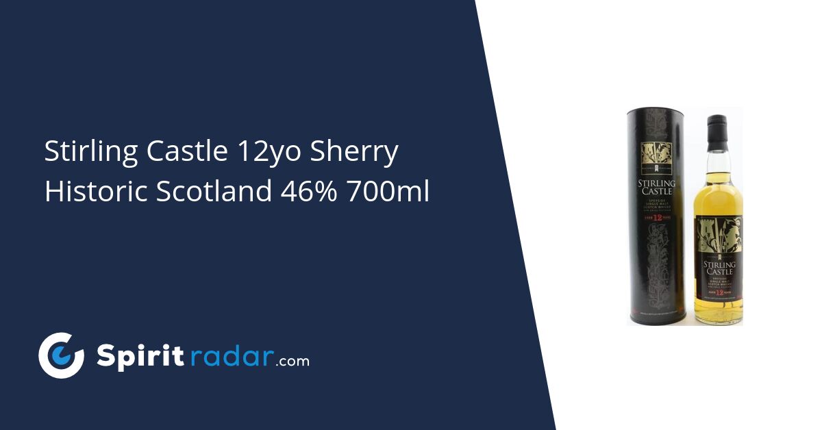 Stirling Castle 12yo Sherry Historic Scotland 46% 700ml - Spirit Radar
