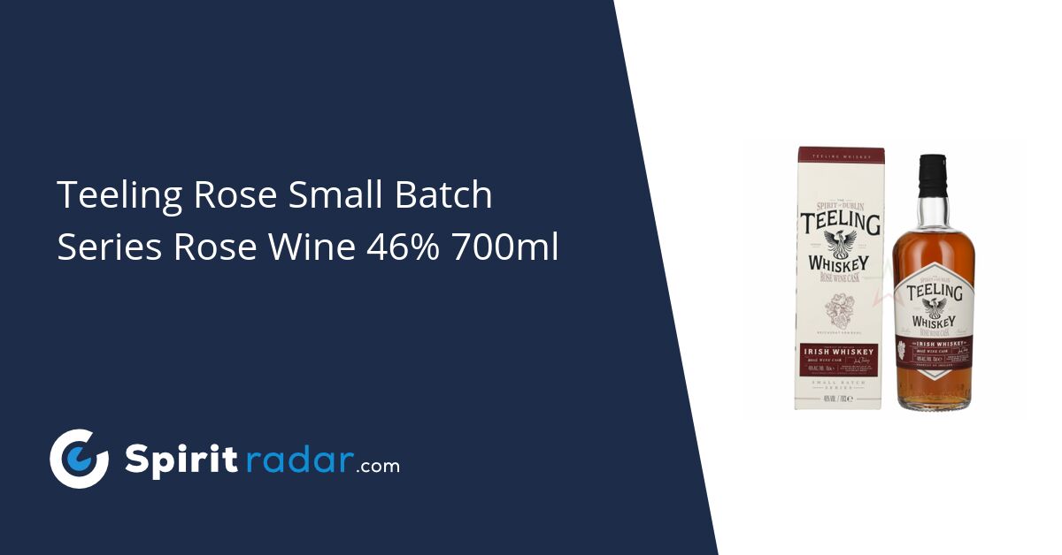 Teeling Rose Small Batch Series Rose Wine 46% 700ml - Spirit Radar
