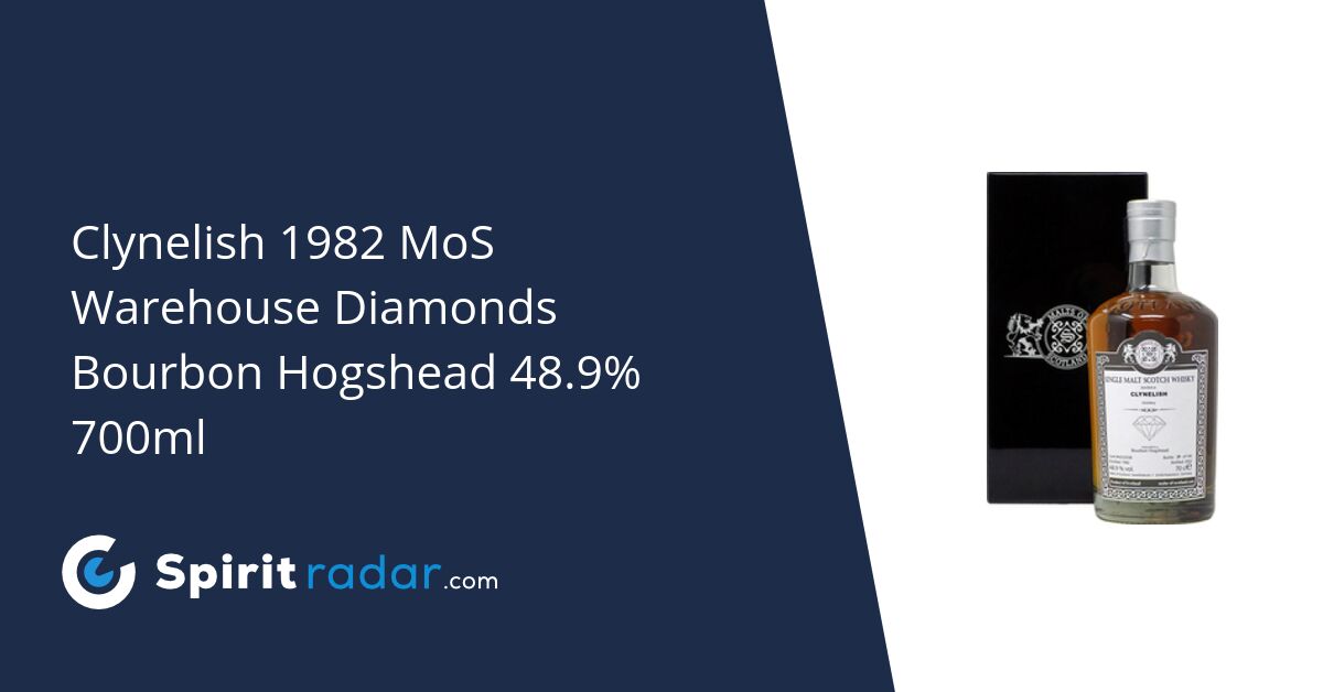 Clynelish 1982 MoS Warehouse Diamonds Bourbon Hogshead 48.9% 700ml - Spirit Radar
