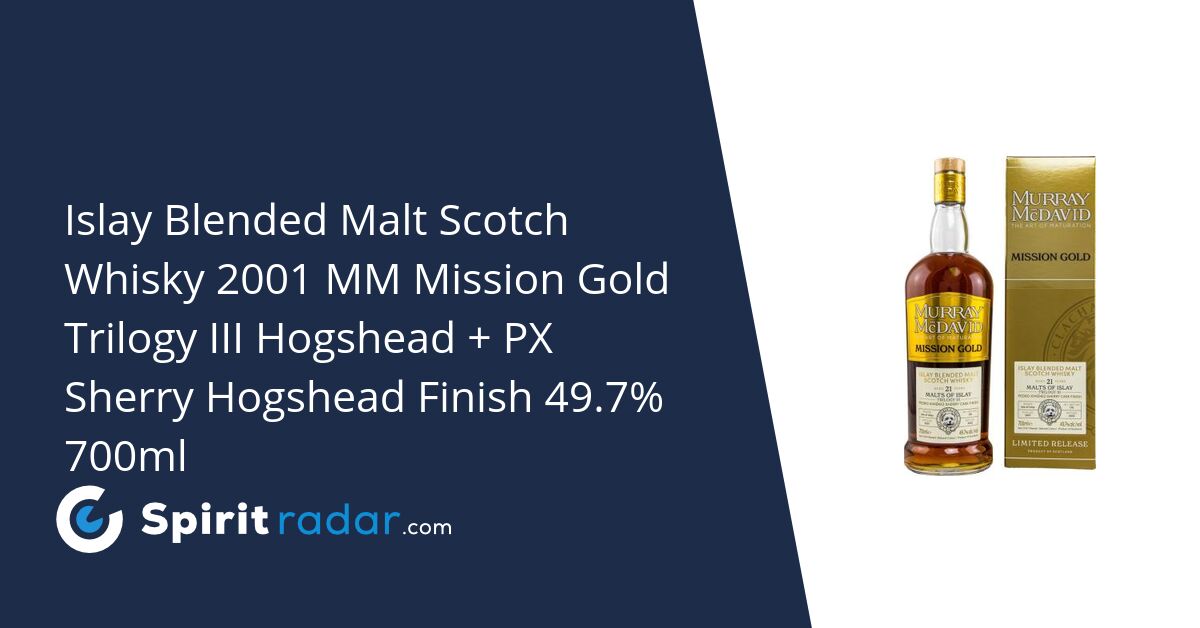 Islay Blended Malt Scotch Whisky 2001 MM Mission Gold Trilogy III ...