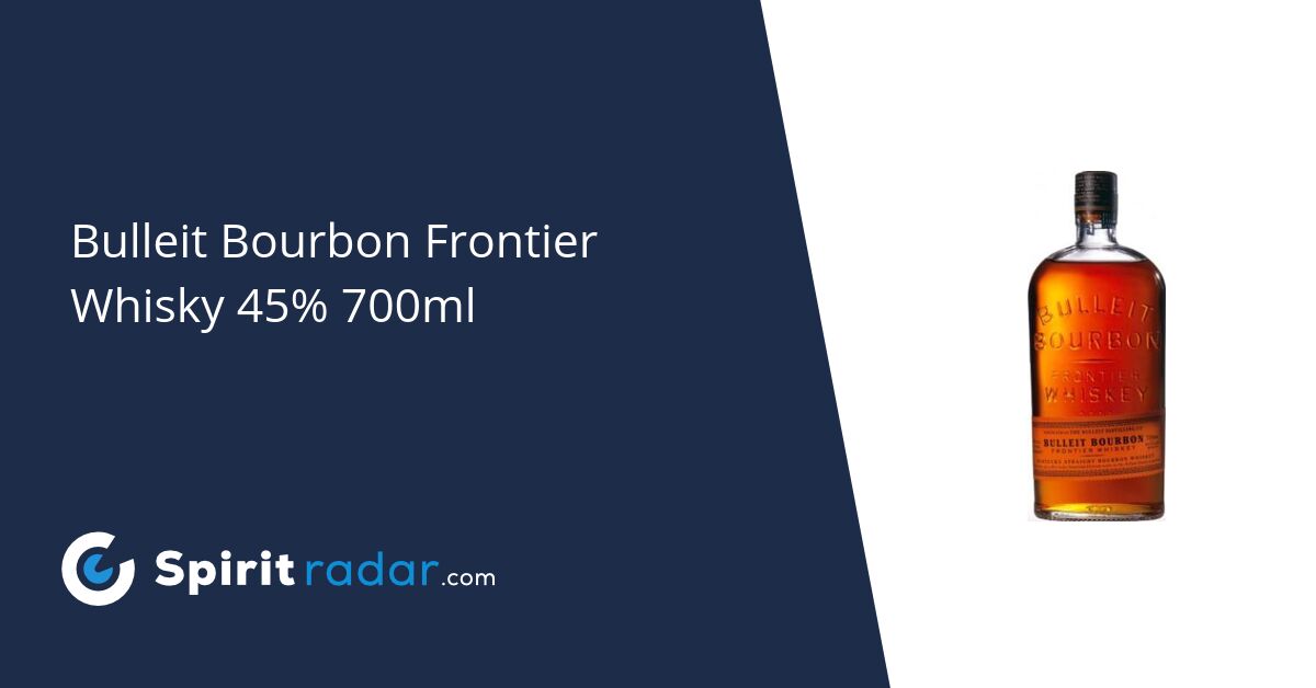 Bulleit Bourbon Frontier Whisky 45% 700ml - Spirit Radar