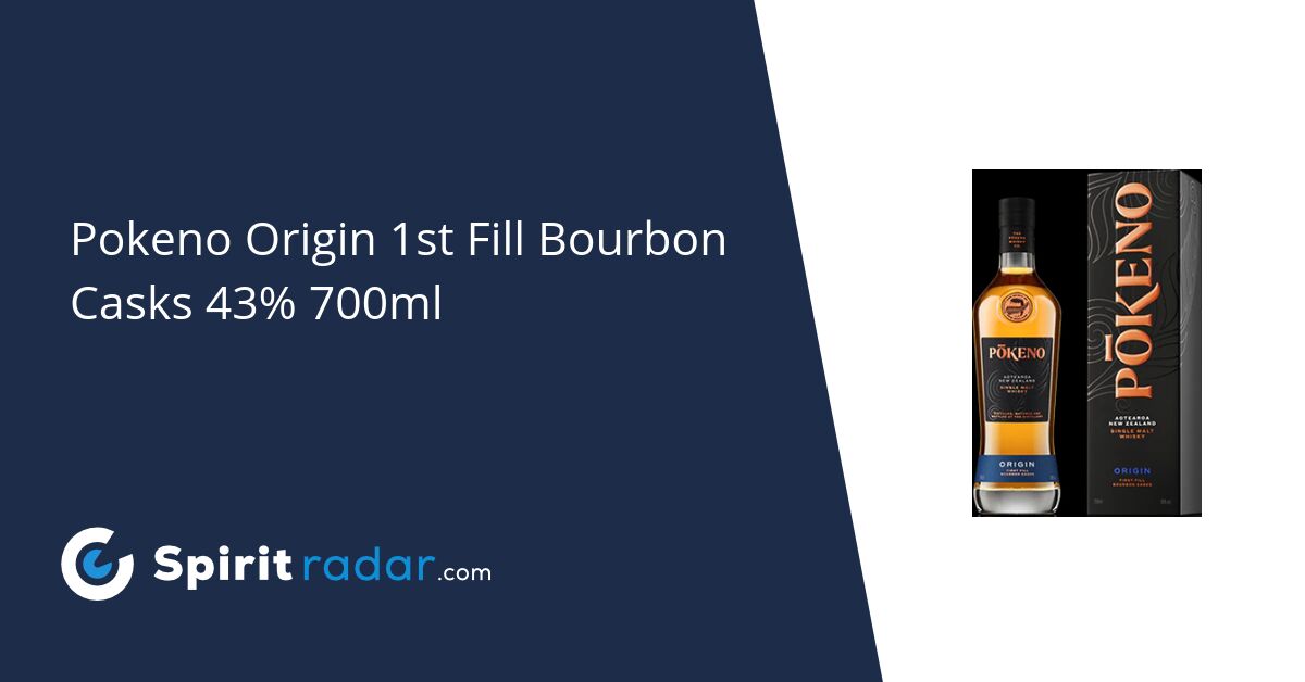 Pokeno Origin 1st Fill Bourbon Casks 43% 700ml - Spirit Radar