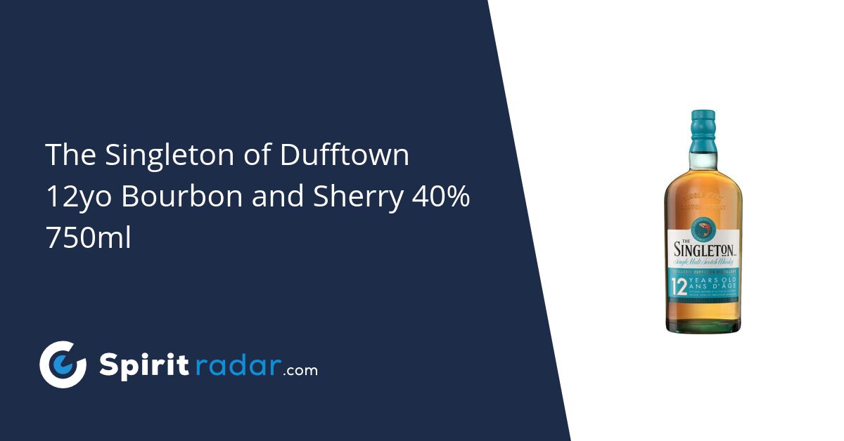 The Singleton of Dufftown 12yo Bourbon and Sherry 40% 750ml - Spirit Radar