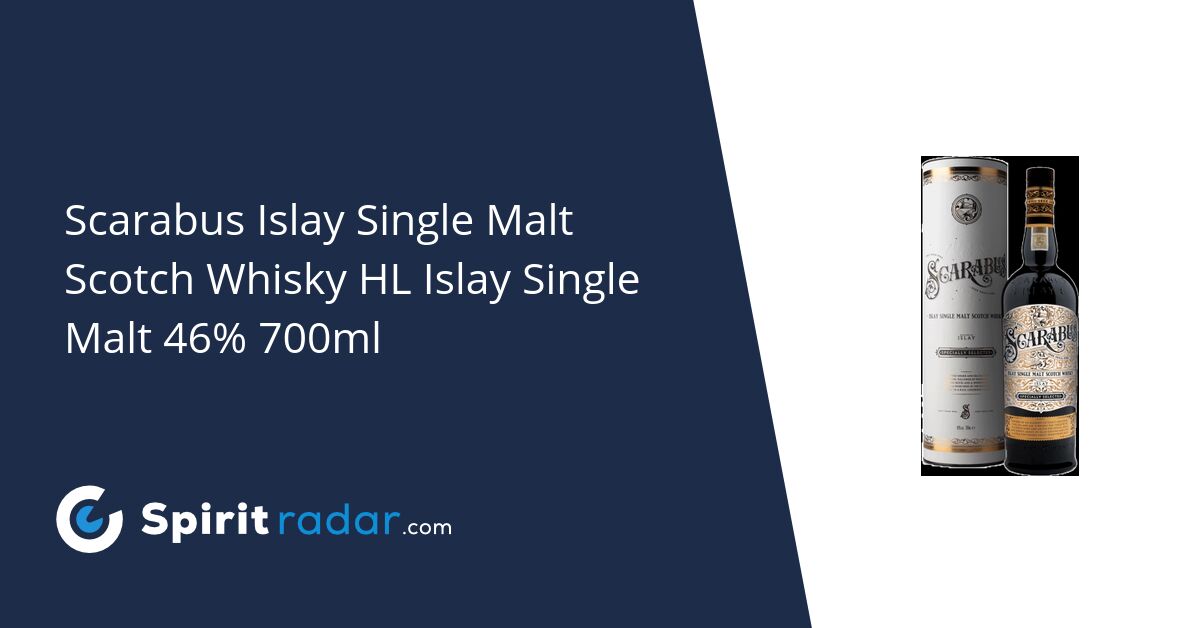 Scarabus Islay Single Malt Scotch Whisky HL Islay Single Malt 46% 700ml ...