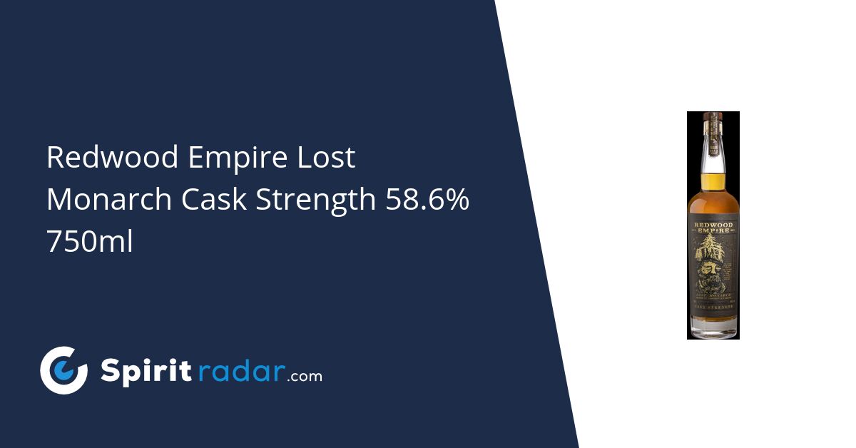 Redwood Empire Lost Monarch Cask Strength 58.6% 750ml - Spirit Radar