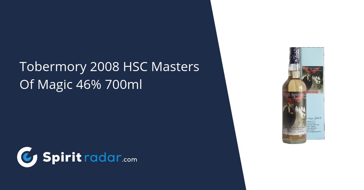 Tobermory 2008 HSC Masters Of Magic 46% 700ml - Spirit Radar