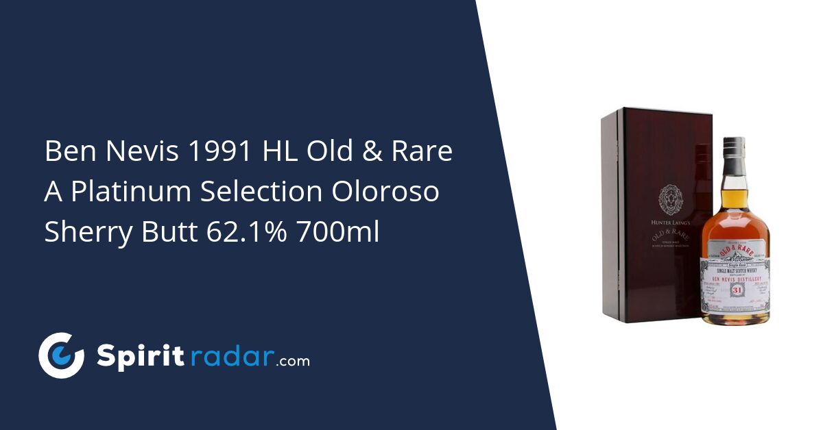 Ben Nevis 1991 HL Old & Rare A Platinum Selection Oloroso Sherry Butt 62.1% 700ml - Spirit Radar
