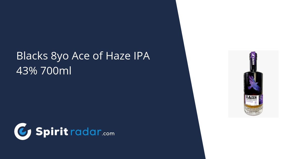 Blacks 8yo Ace of Haze IPA 43% 700ml - Spirit Radar