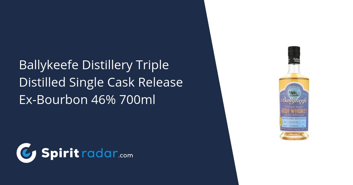 Ballykeefe Distillery Triple Distilled Single Cask Release Ex-Bourbon ...
