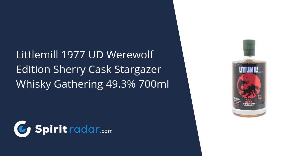 Littlemill 1977 UD Werewolf Edition Sherry Cask Stargazer Whisky ...