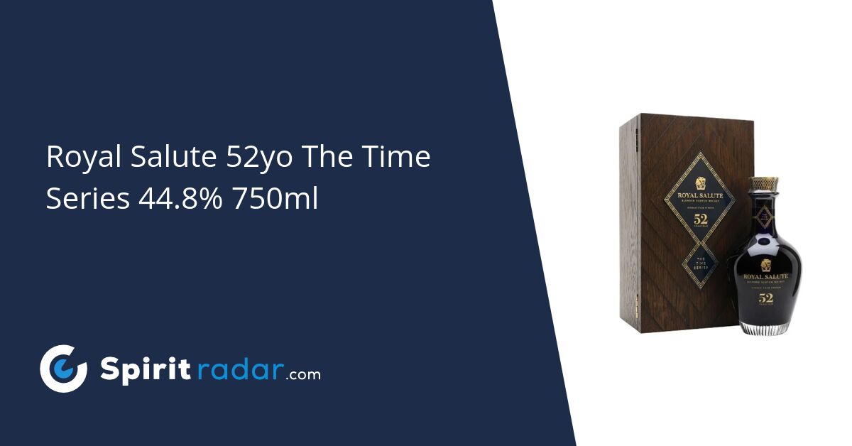 Royal Salute 52yo The Time Series 44.8% 750ml - Spirit Radar