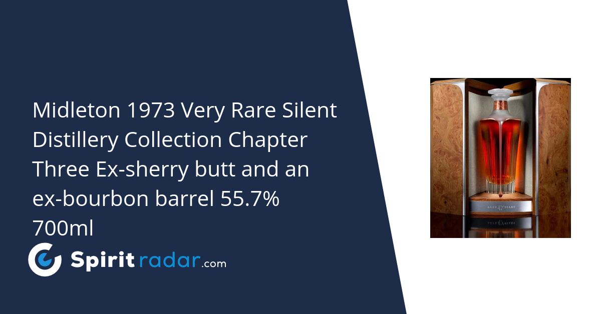 Midleton 1973 Very Rare Silent Distillery Collection Chapter Three Ex ...