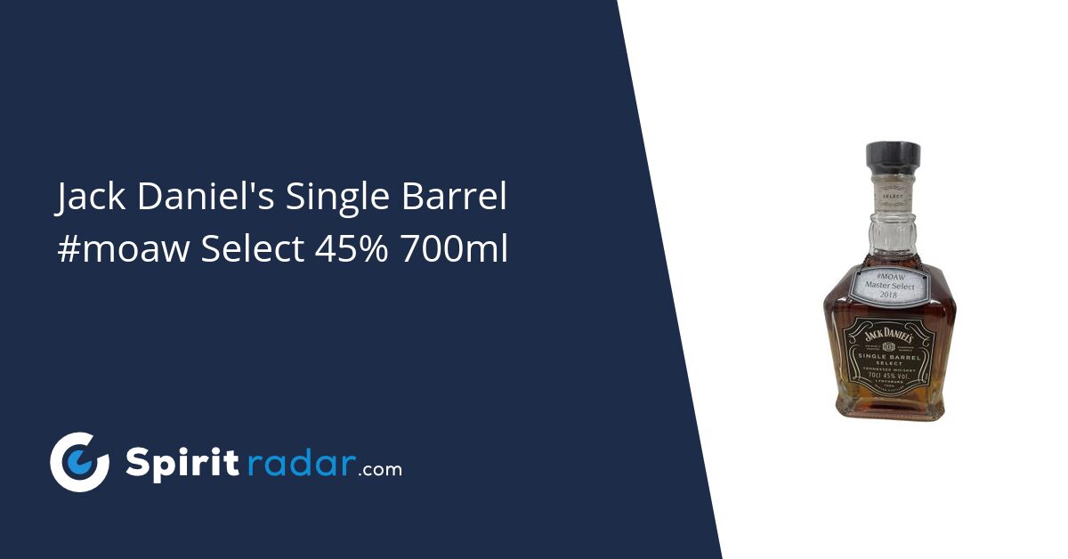 Jack Daniel's Single Barrel #moaw Select 45% 700ml - Spirit Radar