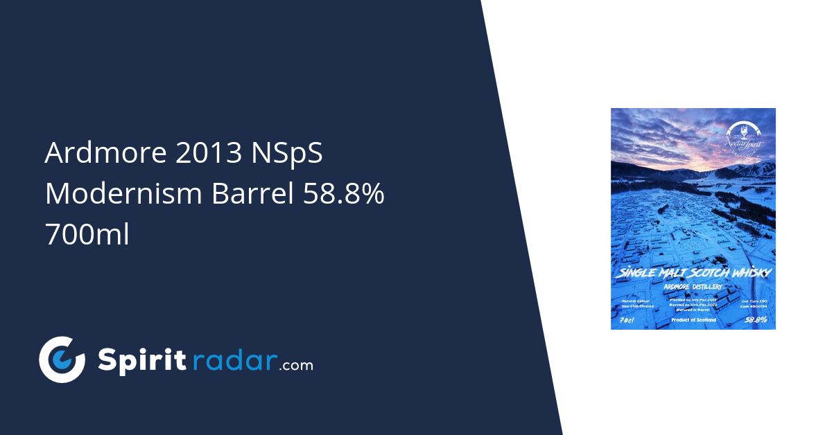 Ardmore 2013 NSpS Modernism Barrel 58.8% 700ml - Spirit Radar