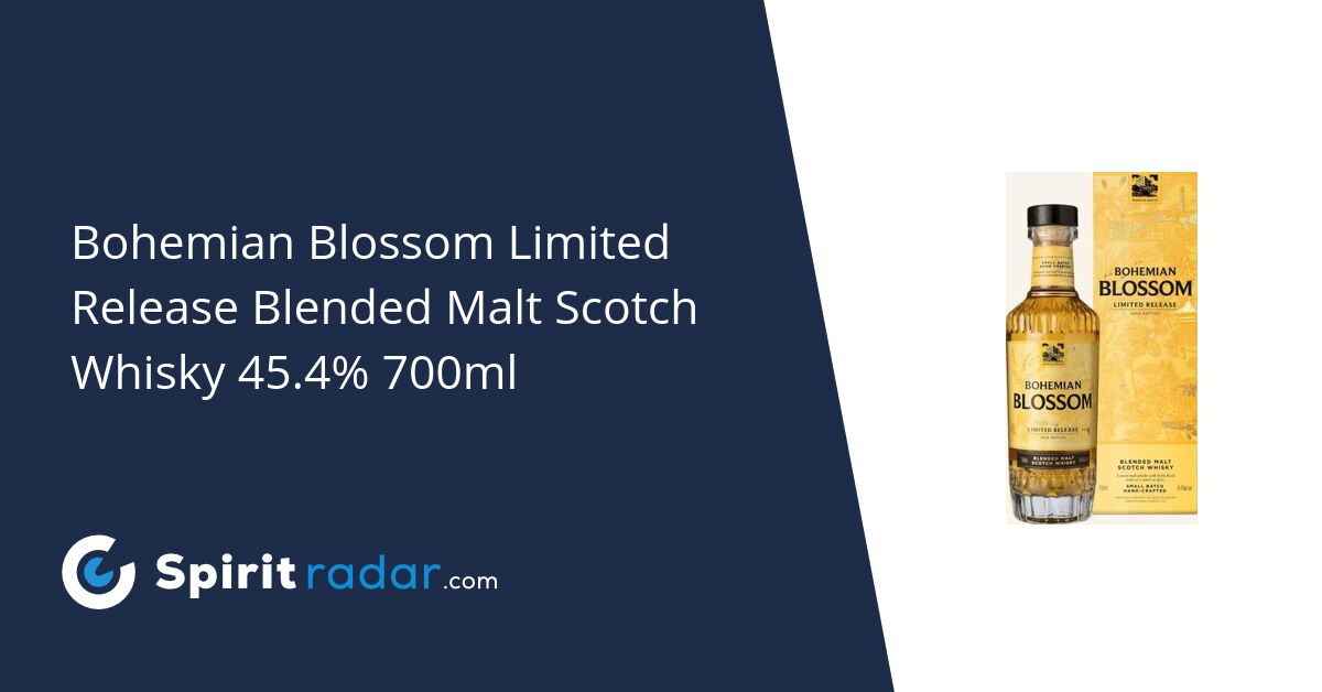 Bohemian Blossom Limited Release Blended Malt Scotch Whisky 45.4% 700ml ...
