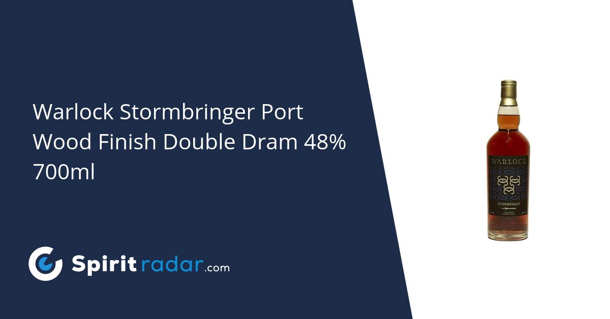 Warlock Stormbringer Port Wood Finish Double Dram 48% 700ml - Spirit Radar