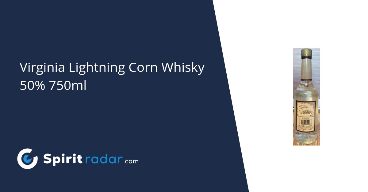 Virginia Lightning Corn Whisky 50% 750ml - Spirit Radar