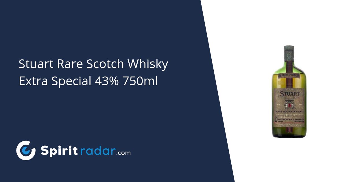 Stuart Rare Scotch Whisky Extra Special 43% 750ml - Spirit Radar