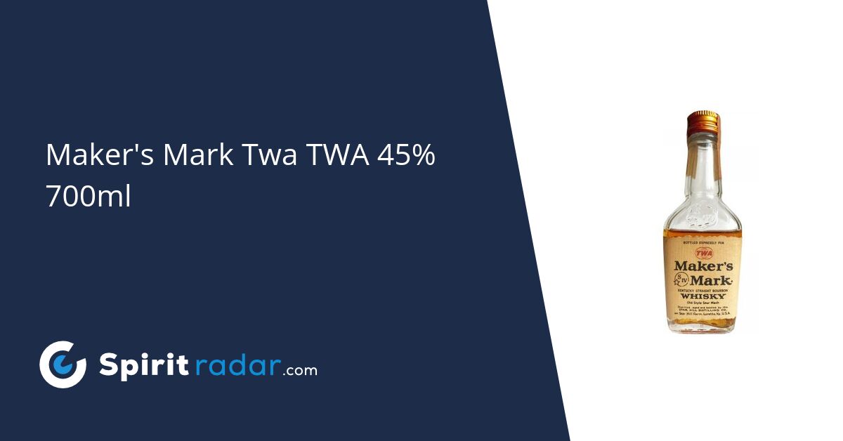 Maker's Mark Twa TWA 45% 700ml - Spirit Radar