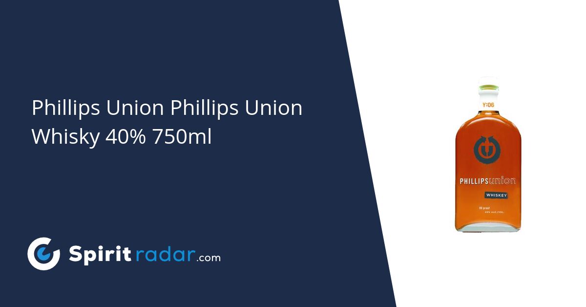 Phillips Union Phillips Union Whisky 40% 750ml - Spirit Radar