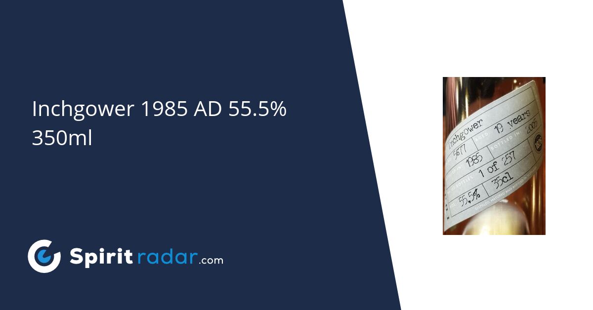 Inchgower 1985 AD 55.5% 350ml - Spirit Radar