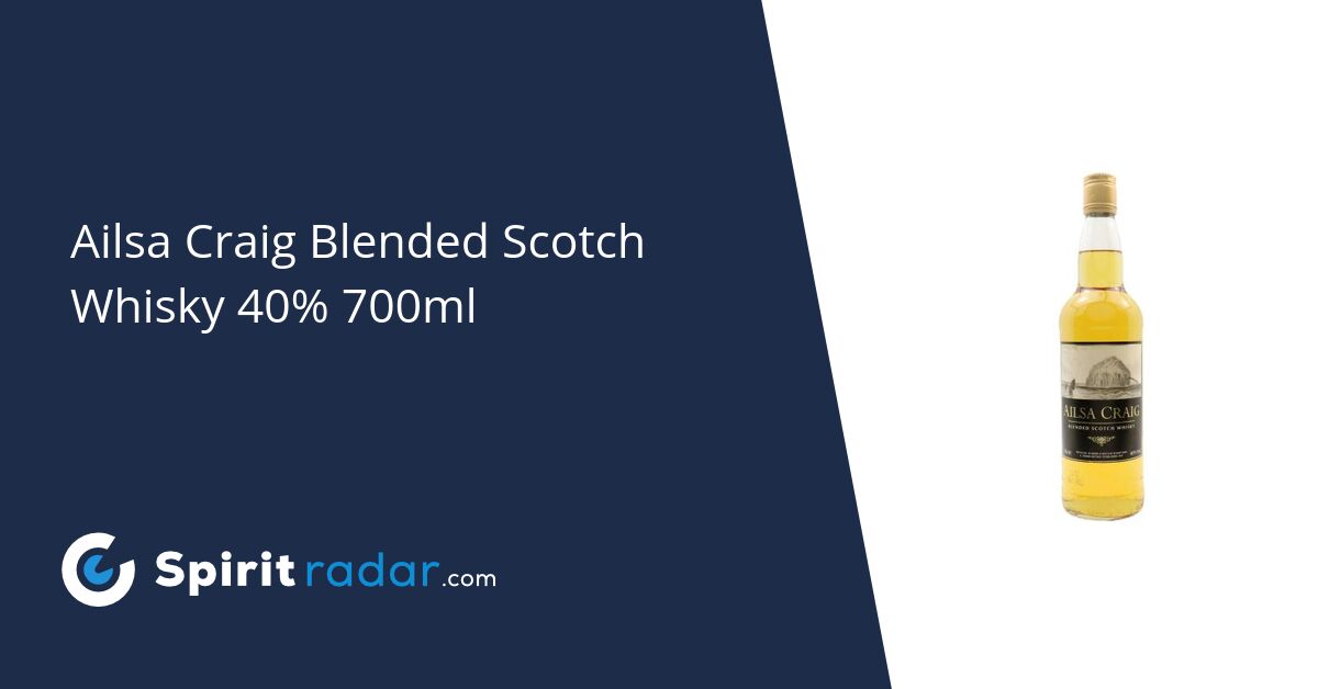 Ailsa Craig Blended Scotch Whisky 40% 700ml - Spirit Radar