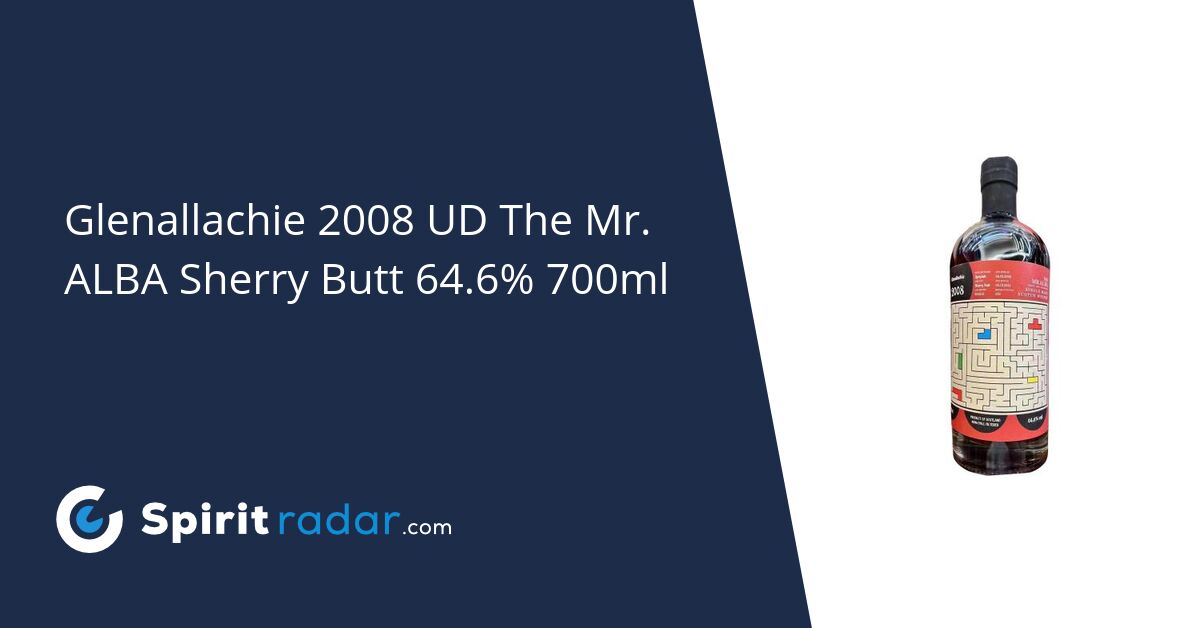Glenallachie 2008 UD The Mr. ALBA Sherry Butt 64.6% 700ml - Spirit Radar