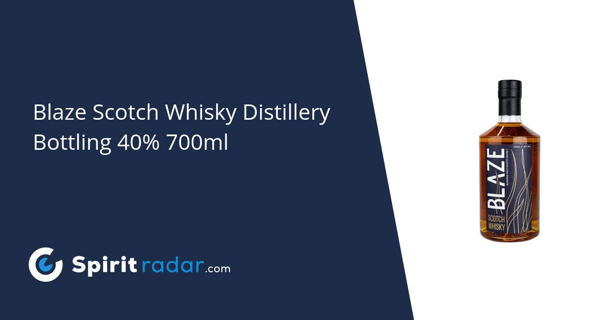 Blaze Scotch Whisky Distillery Bottling 40% 700ml - Spirit Radar