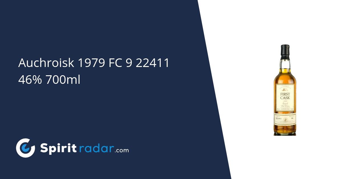 Auchroisk 1979 FC 9 22411 46% 700ml - Spirit Radar
