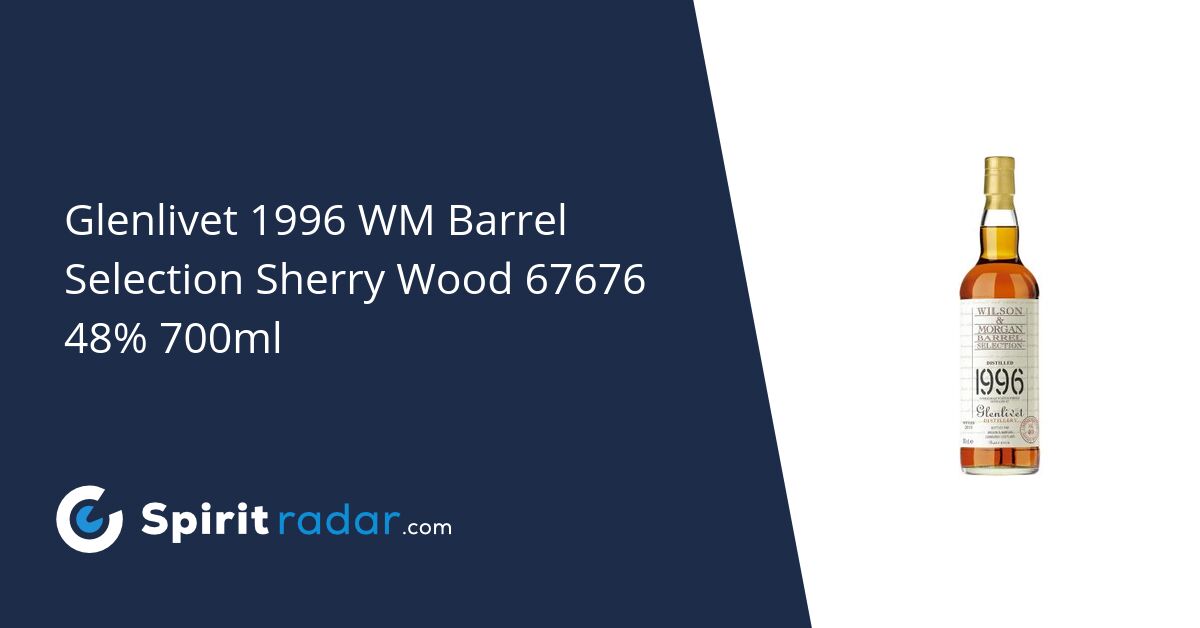 Glenlivet 1996 WM Barrel Selection Sherry Wood 67676 48% 700ml - Spirit ...