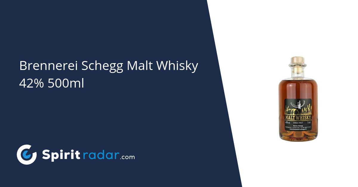 Brennerei Schegg Malt Whisky 42% 500ml - Spirit Radar