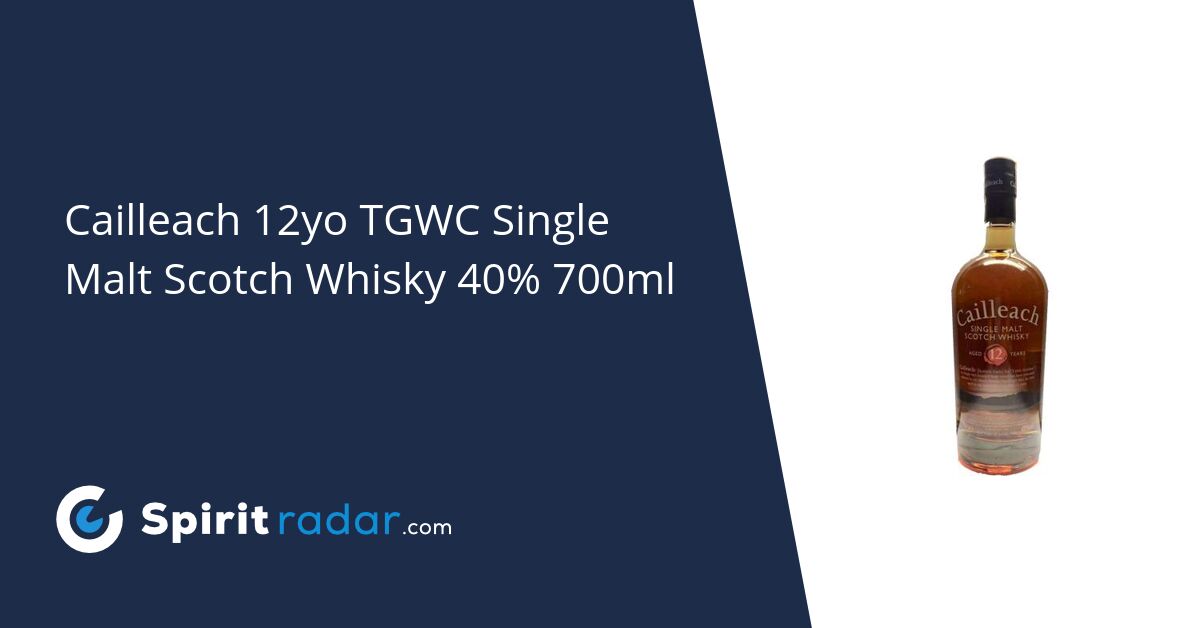Cailleach 12yo TGWC Single Malt Scotch Whisky 40% 700ml - Spirit Radar