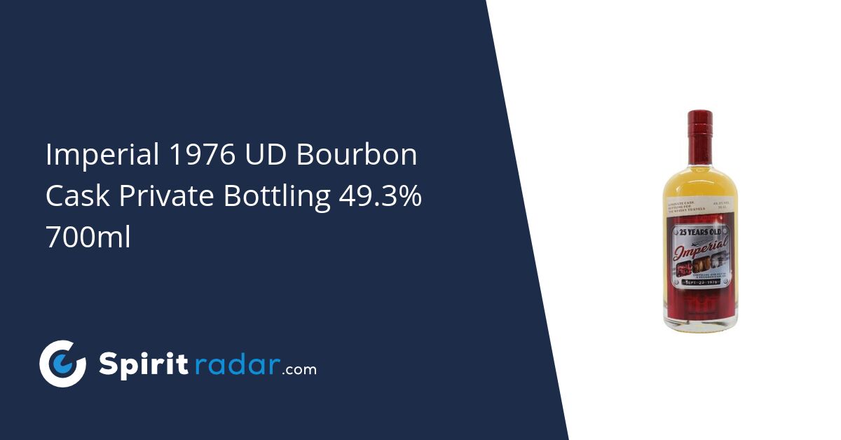 Imperial 1976 UD Bourbon Cask Private Bottling 49.3% 700ml - Spirit Radar
