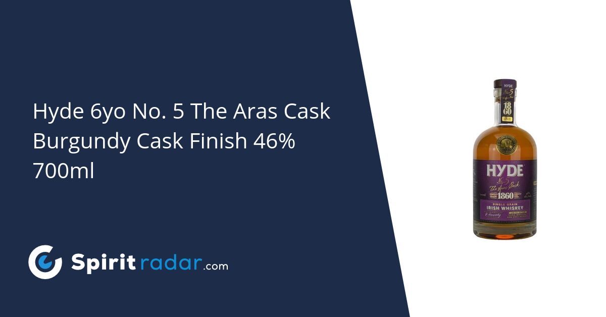 Hyde 6yo No. 5 The Aras Cask Burgundy Cask Finish 46% 700ml - Spirit Radar