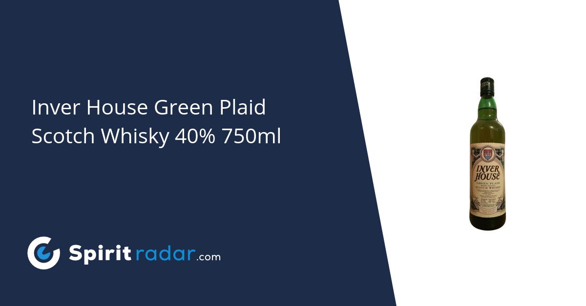 Inver House Green Plaid Scotch Whisky 40% 750ml - Spirit Radar