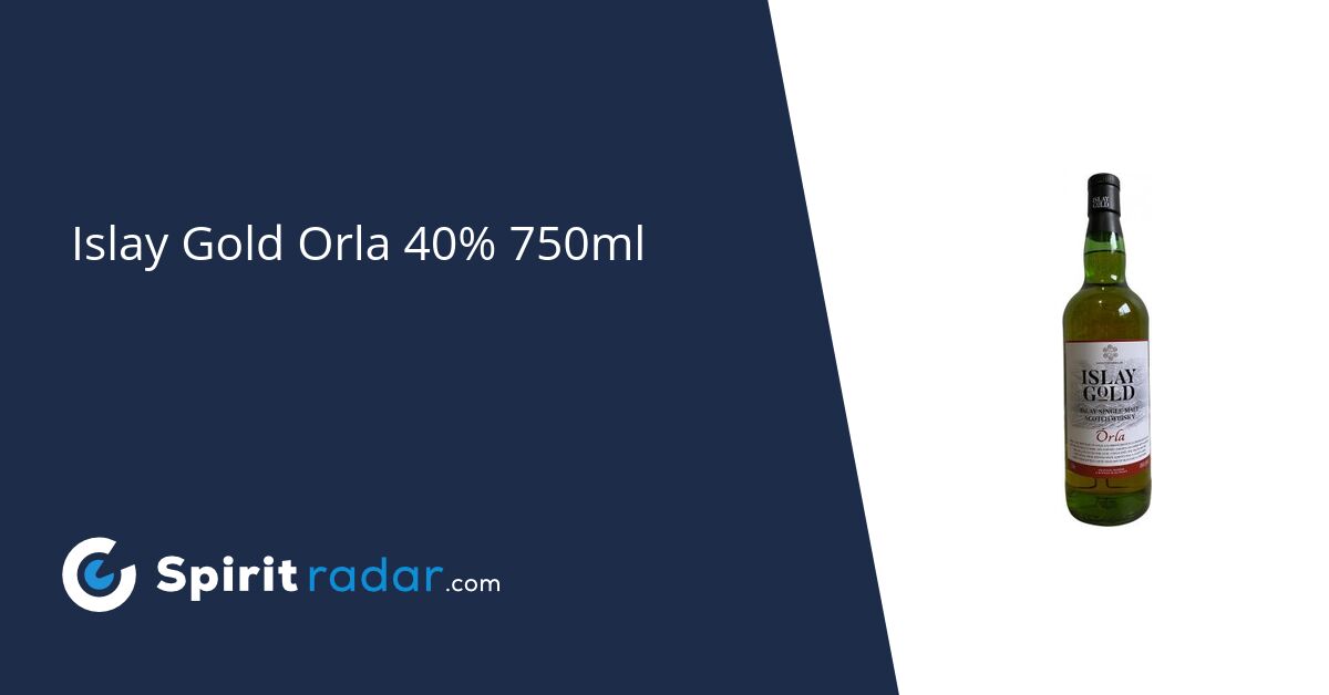 Islay Gold Orla 40% 750ml - Spirit Radar