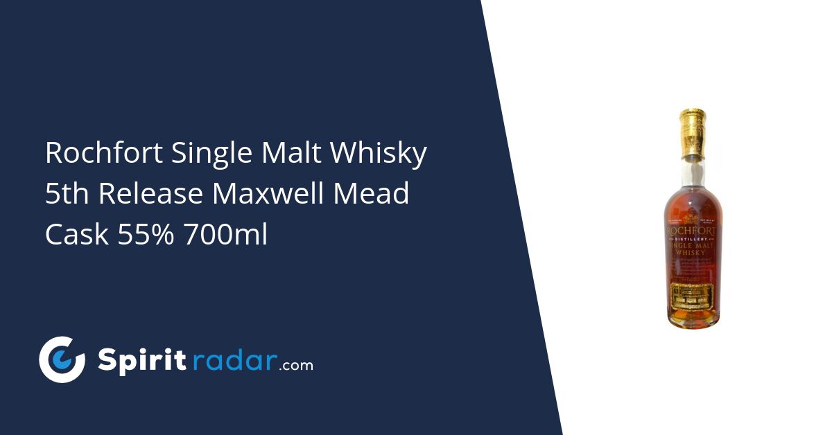 Rochfort Single Malt Whisky 5th Release Maxwell Mead Cask 55% 700ml ...