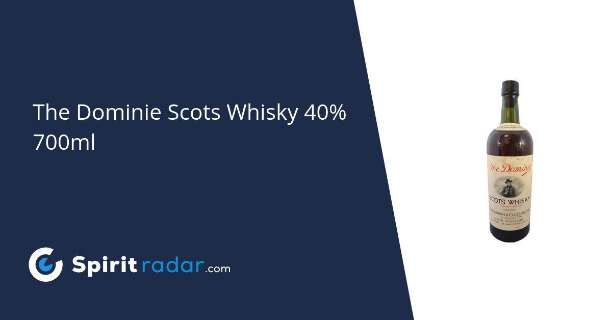 The Dominie Scots Whisky 40% 700ml - Spirit Radar