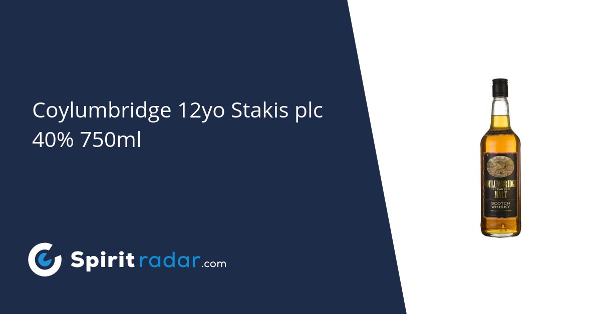Coylumbridge 12yo Stakis plc 40% 750ml - Spirit Radar